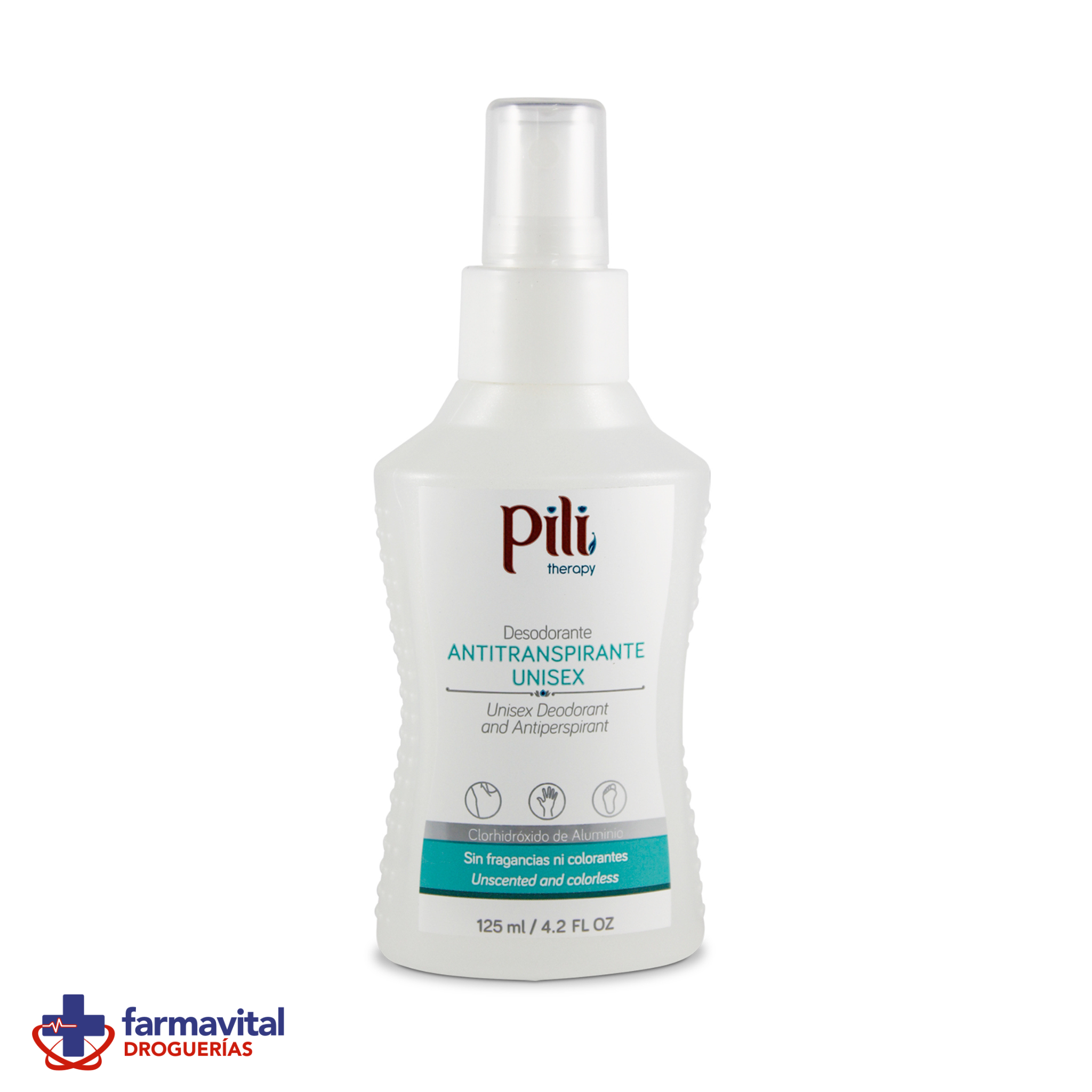 Desodorante Antitranspirante Pili Spray X 120 Ml Farmavital Droguerías